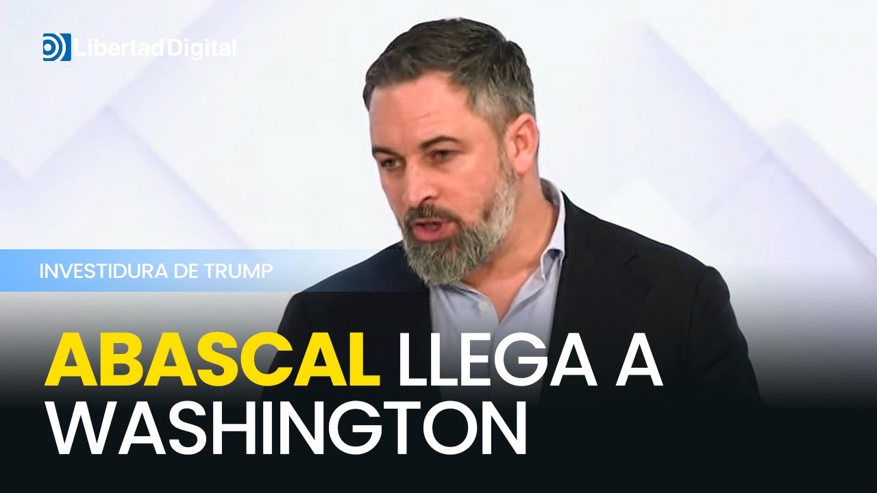 Santiago Abascal llega a Washington para la investidura de Donald Trump ...