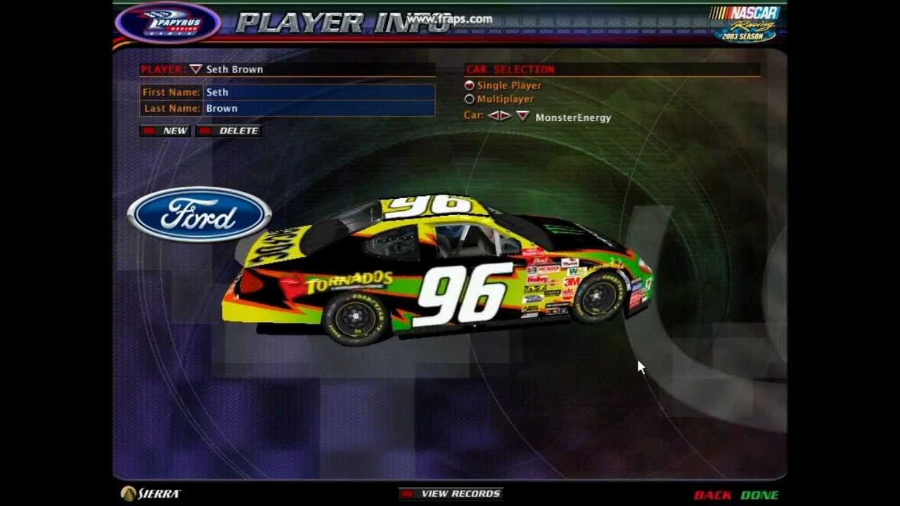 NR2003 Custom Car 1 - YouTube