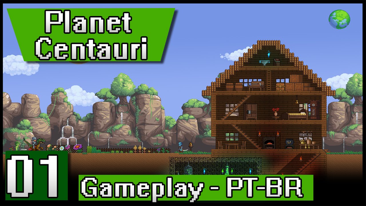 Planet Centauri - Novo Terraria? Gameplay PT-BR - YouTube