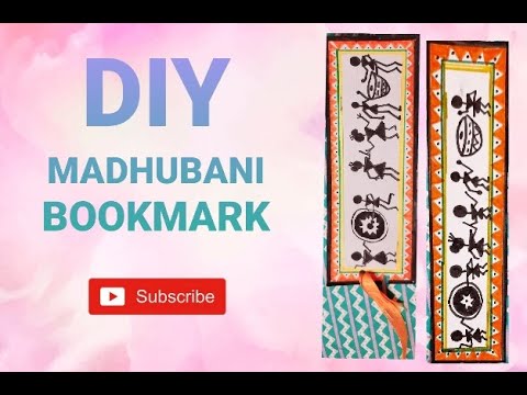 DIY WARLI BOOKMARK || DIY || ART AND CRAFT WORLD OF ANANYA - YouTube