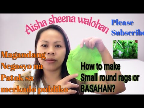 Paano gumawa ng basahan pang negosyo? (DIY) STEP BY STEP TUTORIAL ...