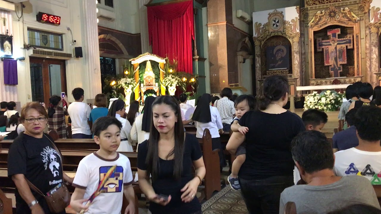 Visita Iglesia, UST church, March 29, 2018 - YouTube