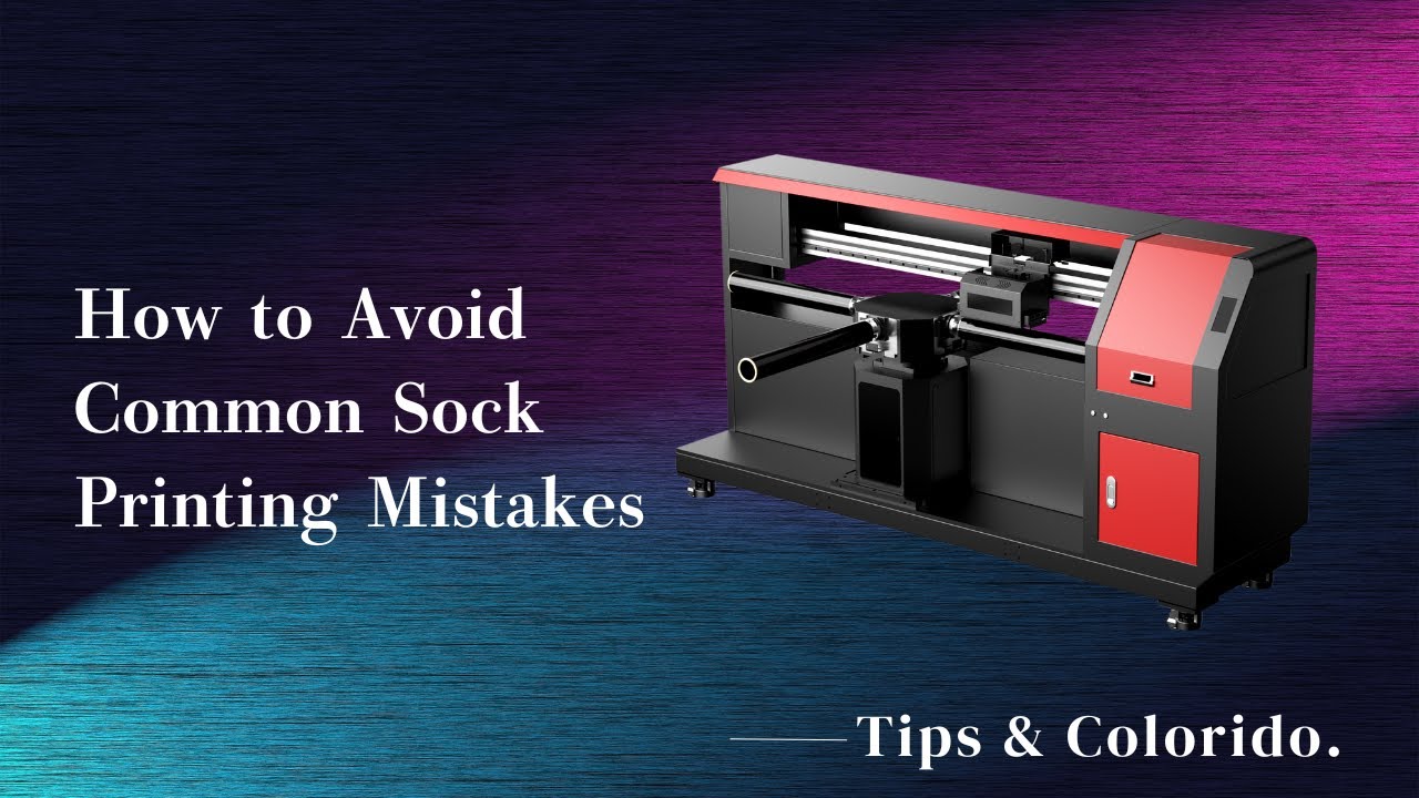 Socks Printer/How to Avoid Common Sock Printing Mistakes - YouTube