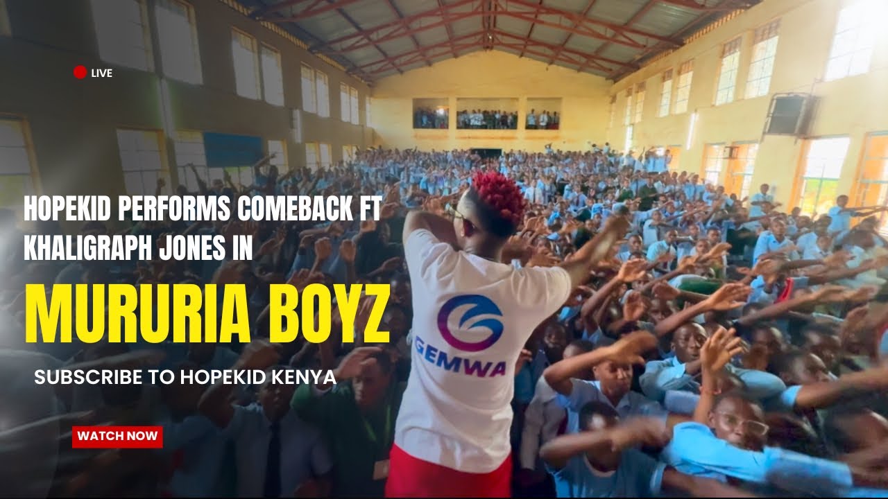 COMEBACK (unikumbuke) FT KHALIGRAPH JONES PERFORMANCE in MURURIA BOYZ ...