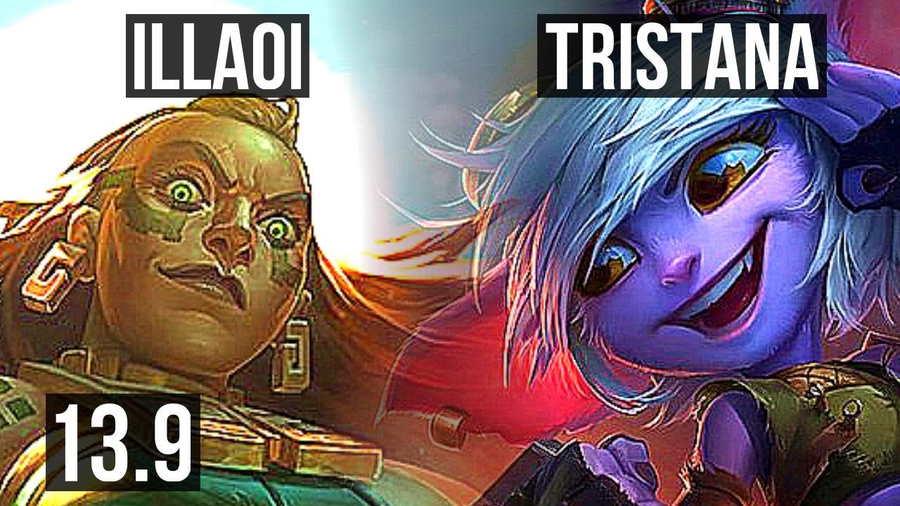 ILLAOI vs TRIST (TOP) | 8 solo kills, 9/3/7, Rank 12 Illaoi | KR ...