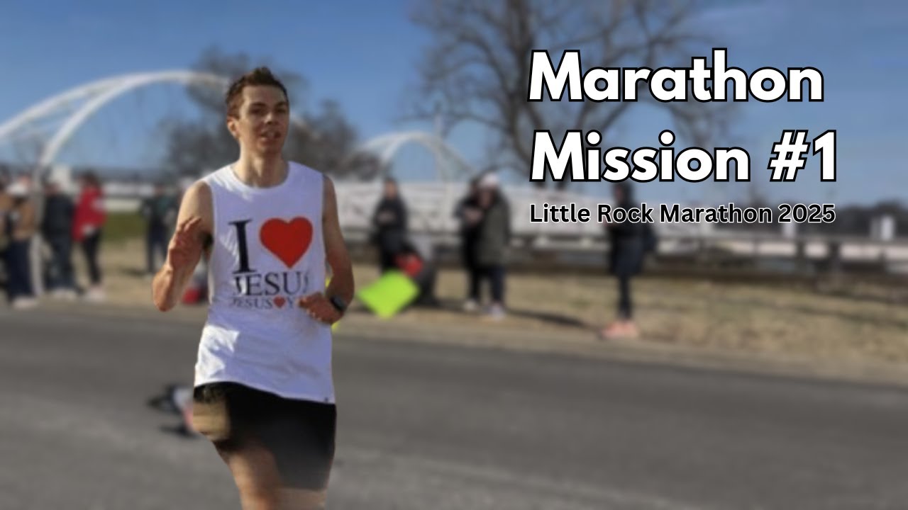 I Ran a Marathon on Team Jesus | Little Rock Marathon - YouTube