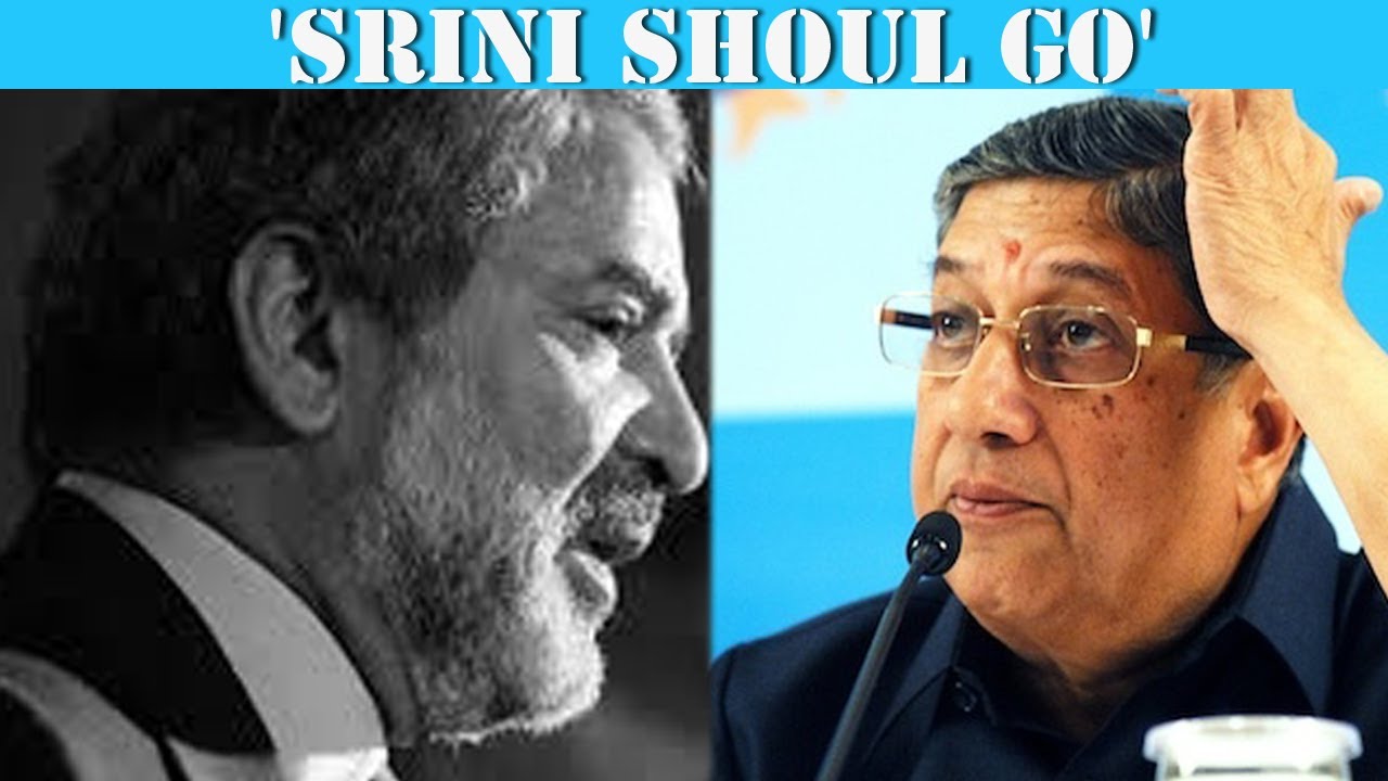 Srinivasan should step down: Ehsan Mani - YouTube