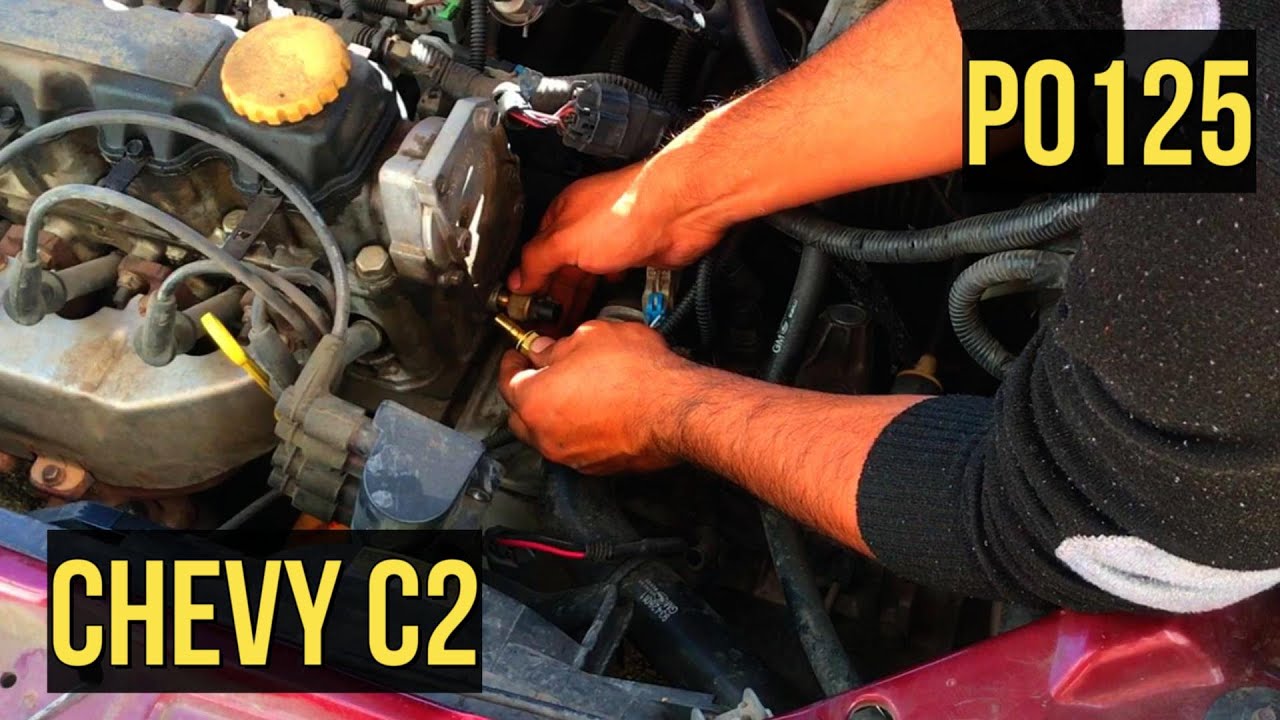 Como cambiar el SENSOR de TEMPERATURA ANTICONGELANTE | Error P0125 | Chevy C2 | @MotorSpeed1 ...