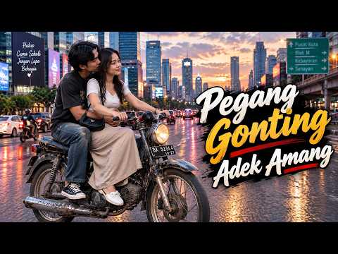 Pegang Gonting abang - Karaoke - Nada wanita