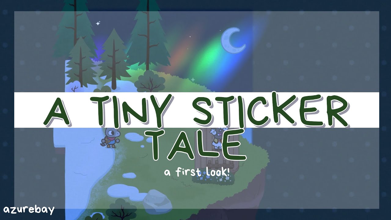 collecting all the stickers! | a tiny sticker tale - YouTube