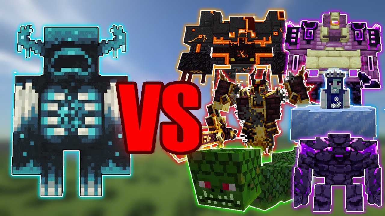 Warden vs. MOB BOSSES | Minecraft Cinematic - YouTube