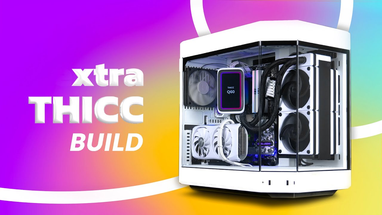 HYTE YQ-60 Xtra Thicc Build - Making the Thiccest AIO even THICCER - YouTube