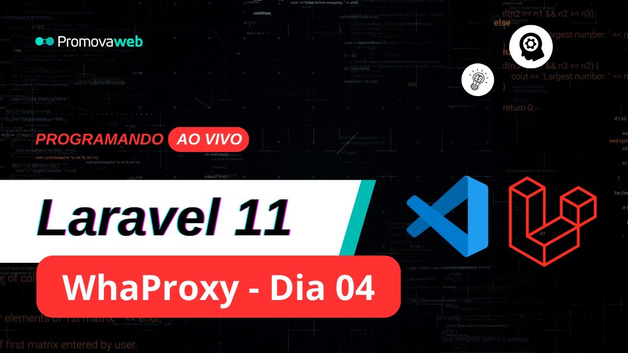 Programando em Laravel 11 - WhaProxy - Dia 04 #laravel - YouTube