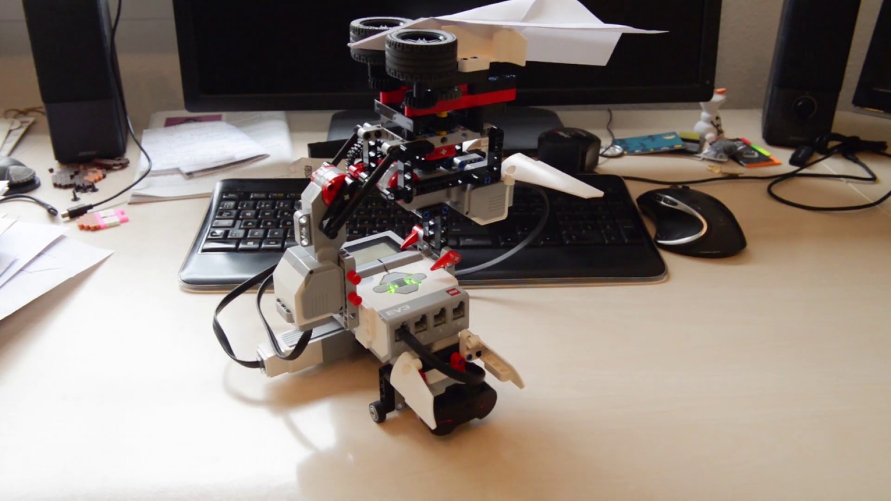 Lego Mindstorm EV3 Paper Plane Launcher YouTube Lego Mindstorm EV3 Paper Plane Launcher YouTube