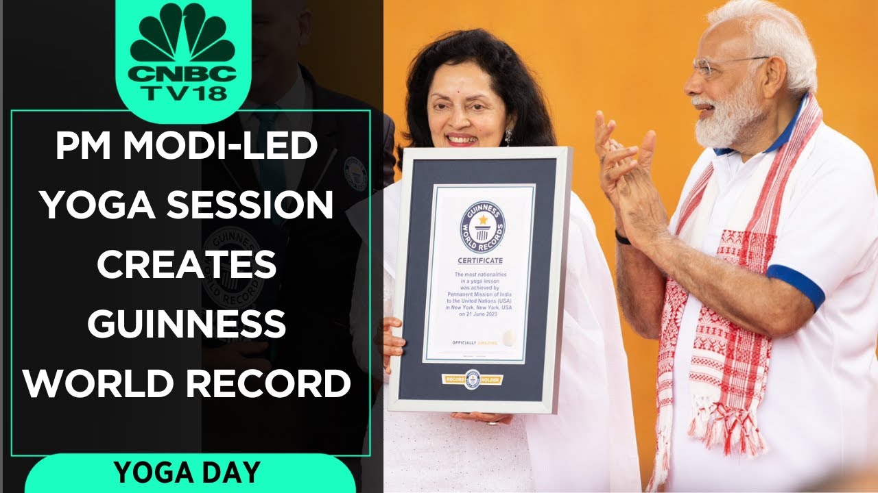 PM Modi-Led Yoga Session Creates Guinness World Record | PM Modi In US ...