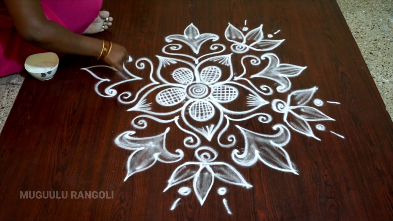 free hand rangoli designs without dots rangoli free hand easy simple ...