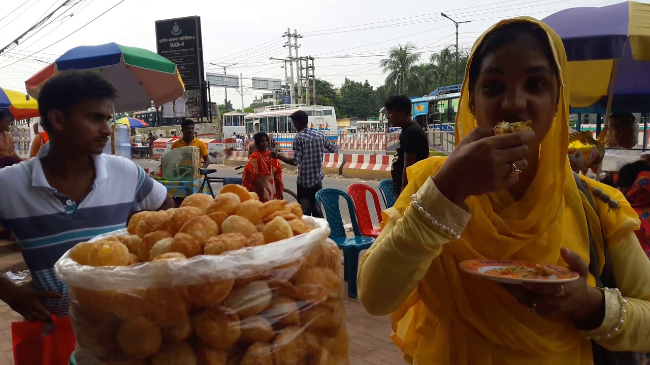 Best Street Food Bangladeshi Fuchka Bhelpuri Pani Puri Golgappa Recipe ...