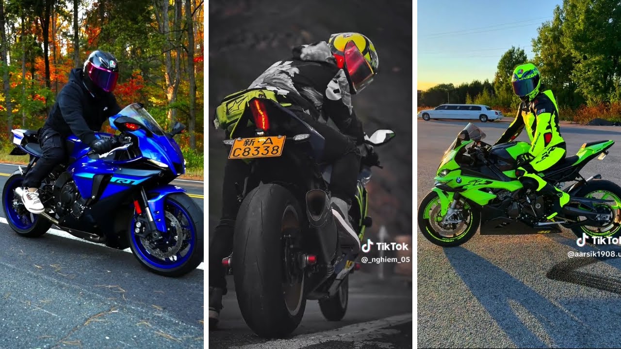 Biker 🏍 Motorcycle - TikTok Compilation 3 | Biker GenZ - YouTube