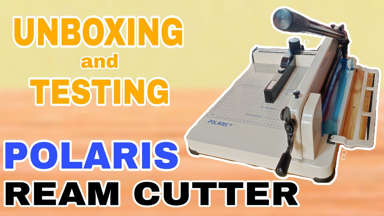 POLARIS REAM CUTTER: Unboxing and Testing - YouTube