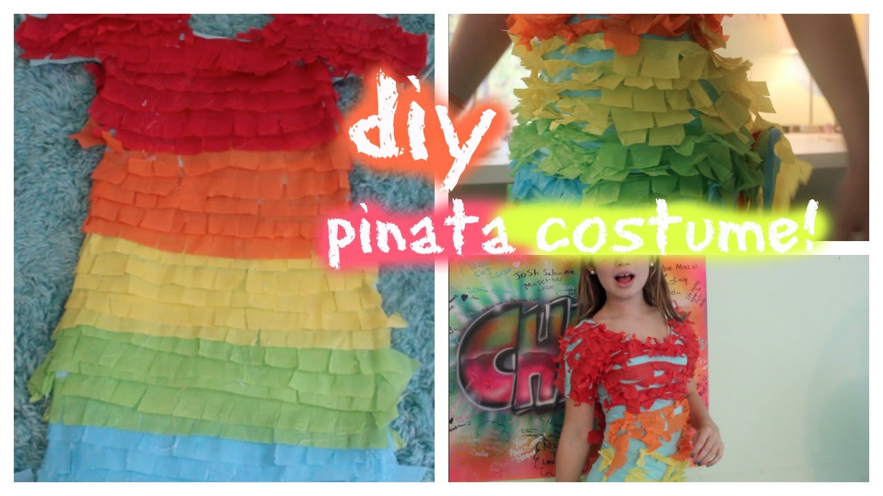 Costumized with Chloe ♡ DIY Pinata Costume! - YouTube