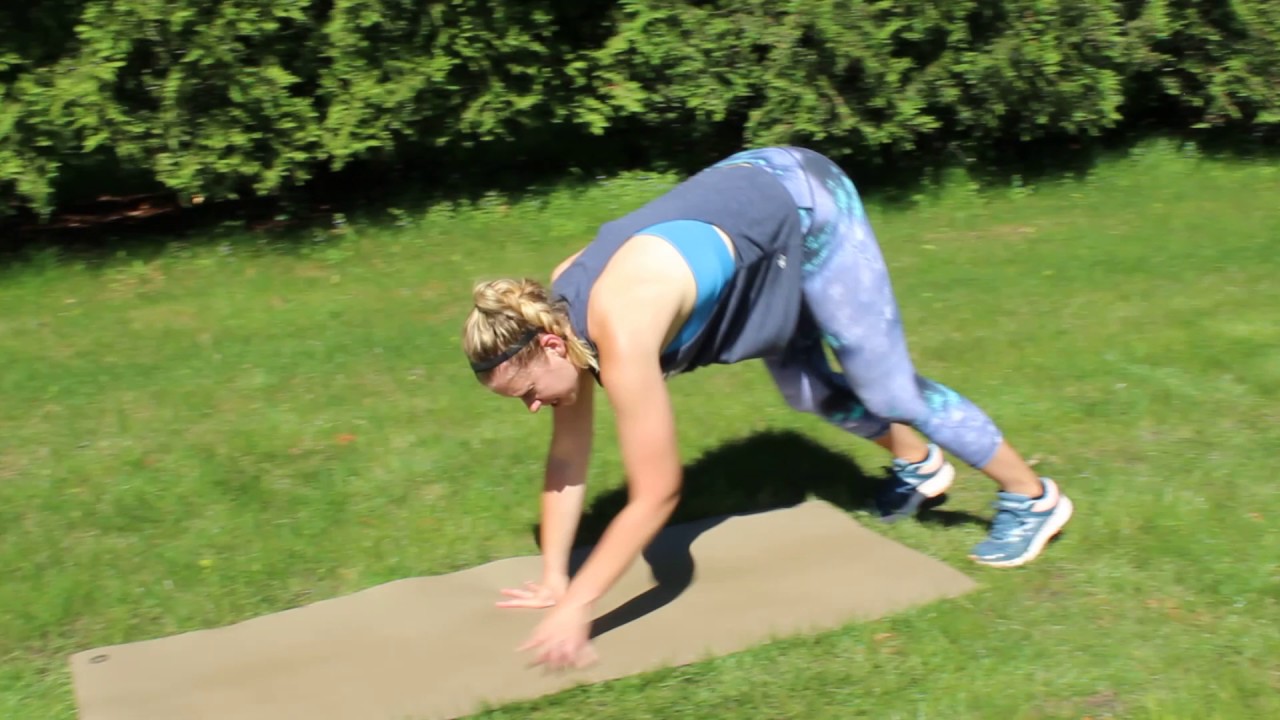 Inchworm to a high plank - YouTube