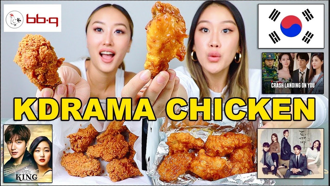 KDRAMA KOREAN FRIED CHICKEN MUKBANG | BBQ CHICKEN | EAT WITH US! 😋 ...