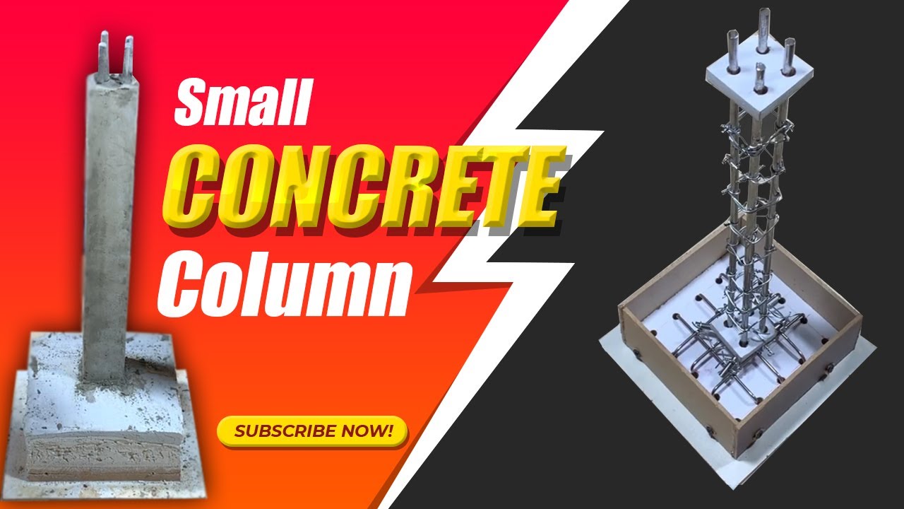 MAKE COLUMN IN CONCRETE MODEL { 2021| REINFORCED CONCRETE| DIY CONCRETE ...