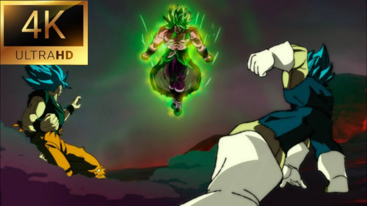 Dragon ball super Goku VS Broly full fight [4K] - YouTube