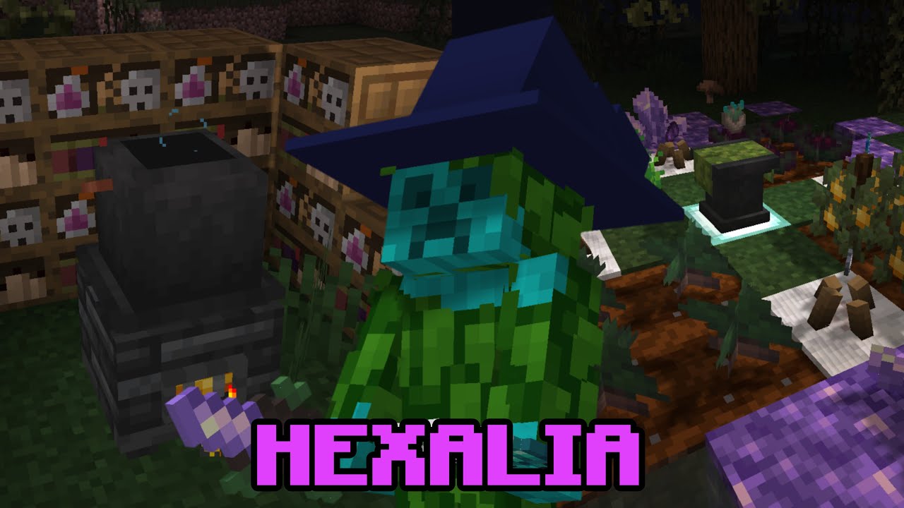 Hexalia [minecraft mod showcase] | Plant Based Magic! - YouTube