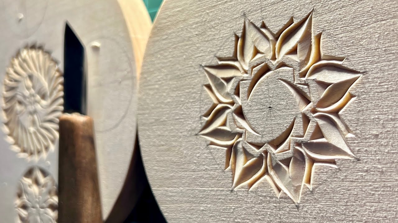 Snowflake of 2022 || Chip carving process - YouTube