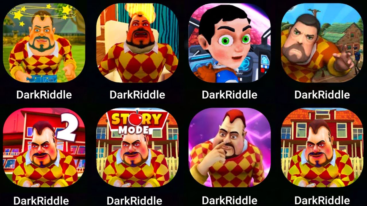 Dark Riddle 🌺🌺26.2.0 vs Dark Riddle 2-Mars vs Dark Riddle 3-Story Game ...