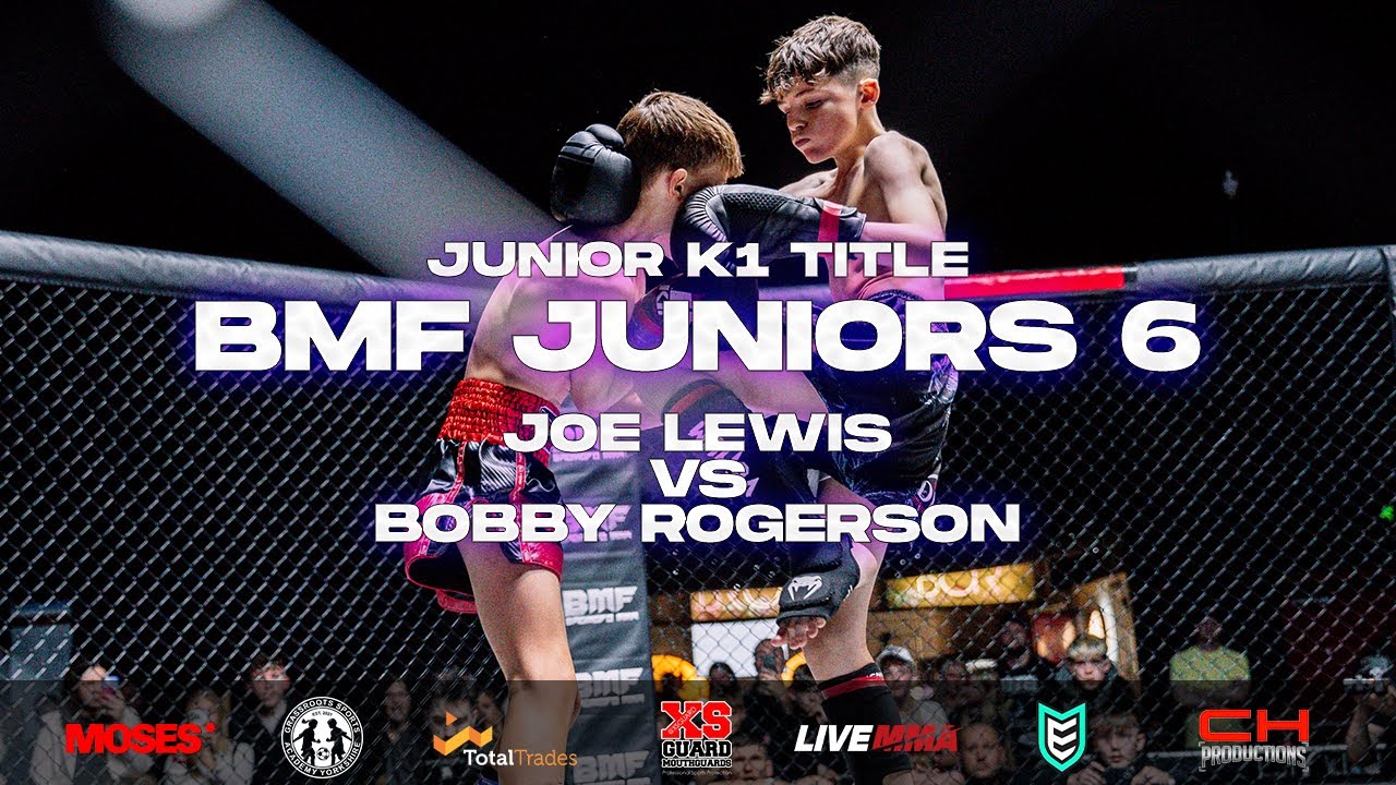 BMF Juniors 6 | Joe Lewis vs Bobby Rogerson | Junior K1 Title - YouTube