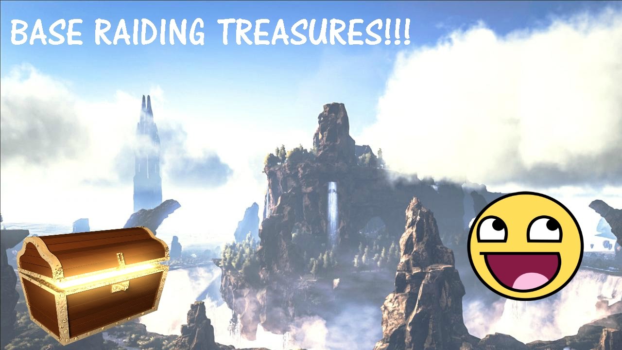 BASE RAIDING TREASURES!!! - Ark Survival Evolved: The Center - Part 12 ...
