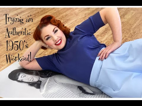 Authentic 1950's Workout - YouTube