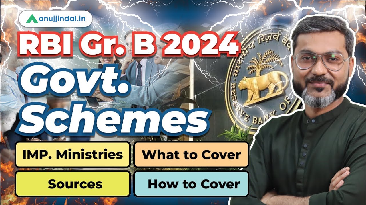 Govt Schemes for RBI Grade B 2024 | How to Prepare Govt Schemes ...