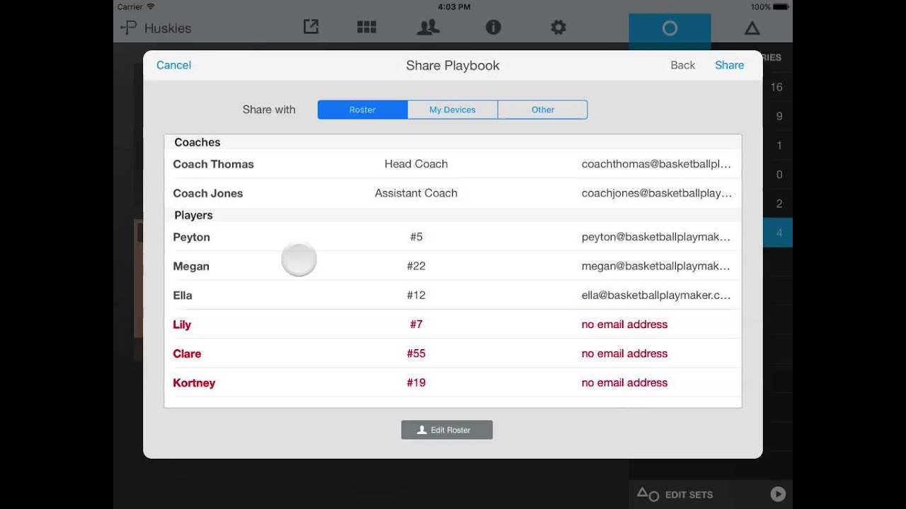 Share Playbooks Between Devices - Basketball Playmaker iPad App - YouTube