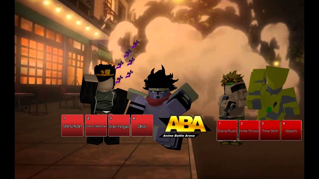 Anime battle Arena Dio and Jotaro - YouTube