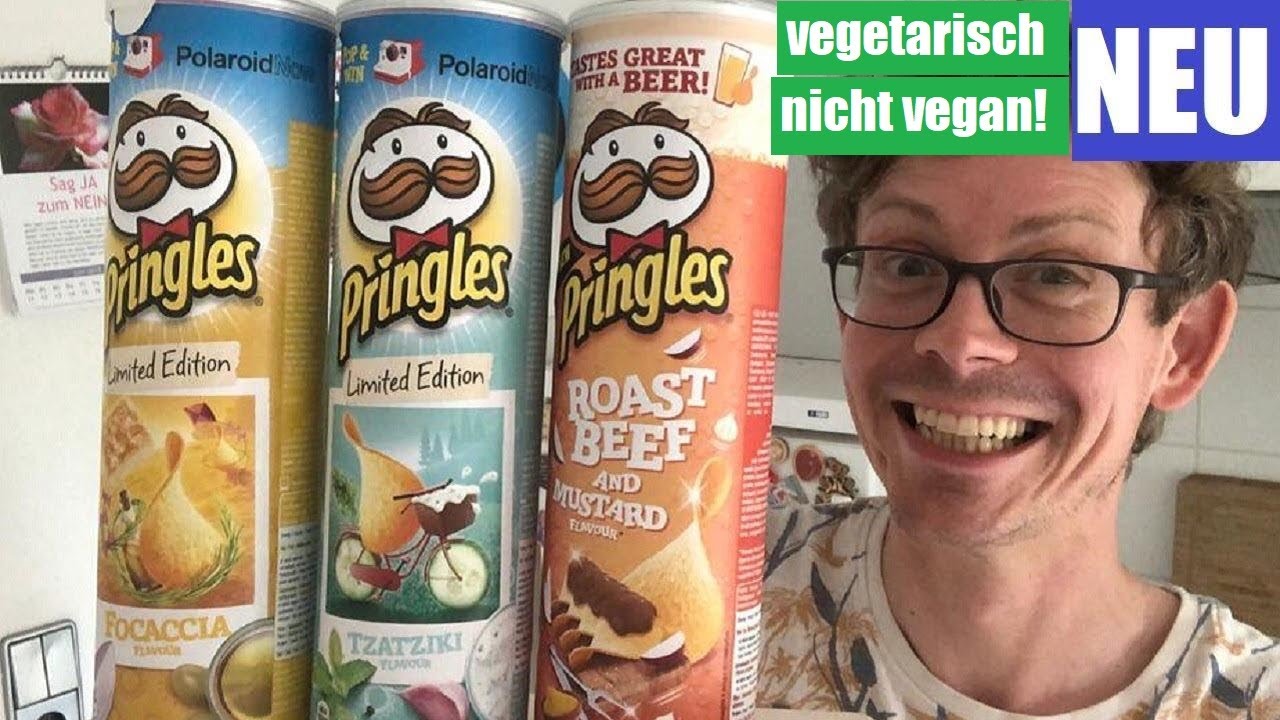 Pringles Tzatziki, Focaccia und Roast Beef & Mustard im Test - Nicht ...