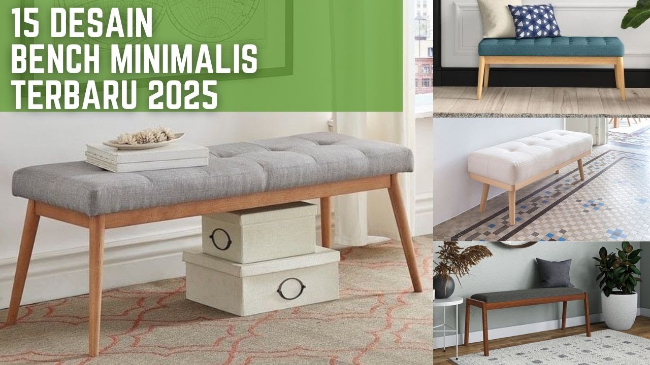 15 Modern Bench Minimalis Kekinian Terbaru Ternyaman 2025 - YouTube