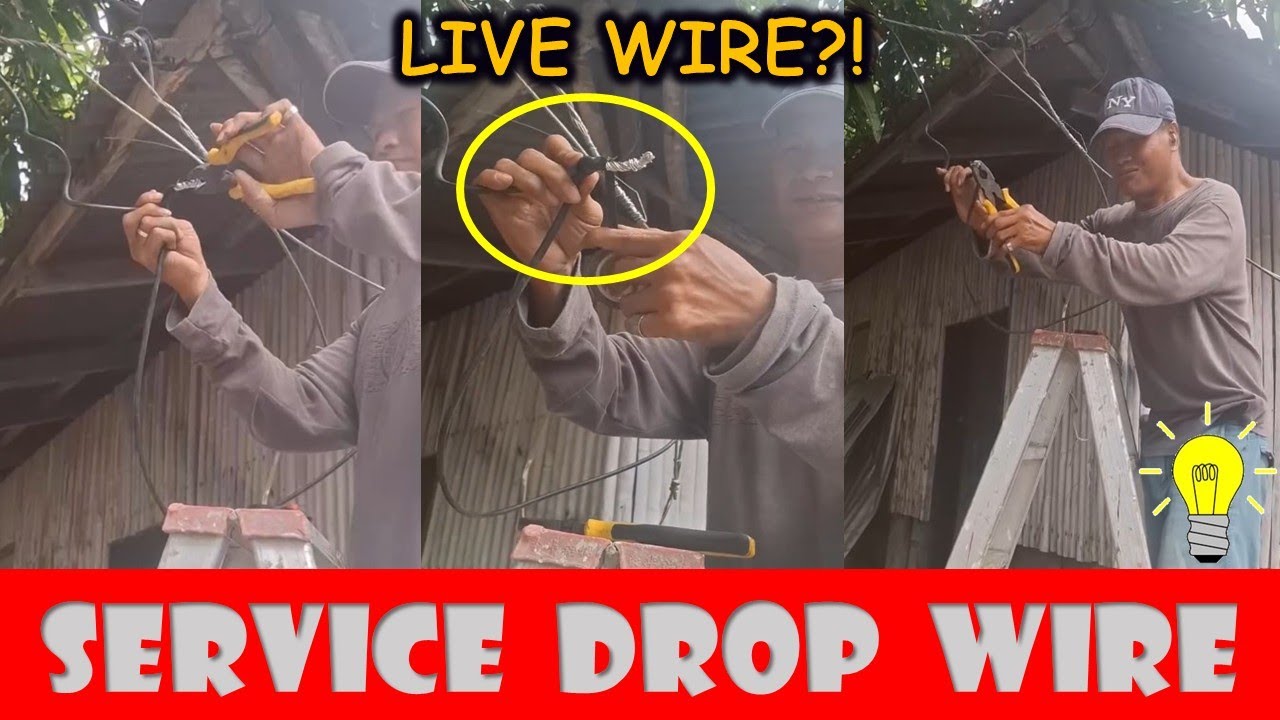 Service drop wire splicing | Tama ba ito mga master? - YouTube
