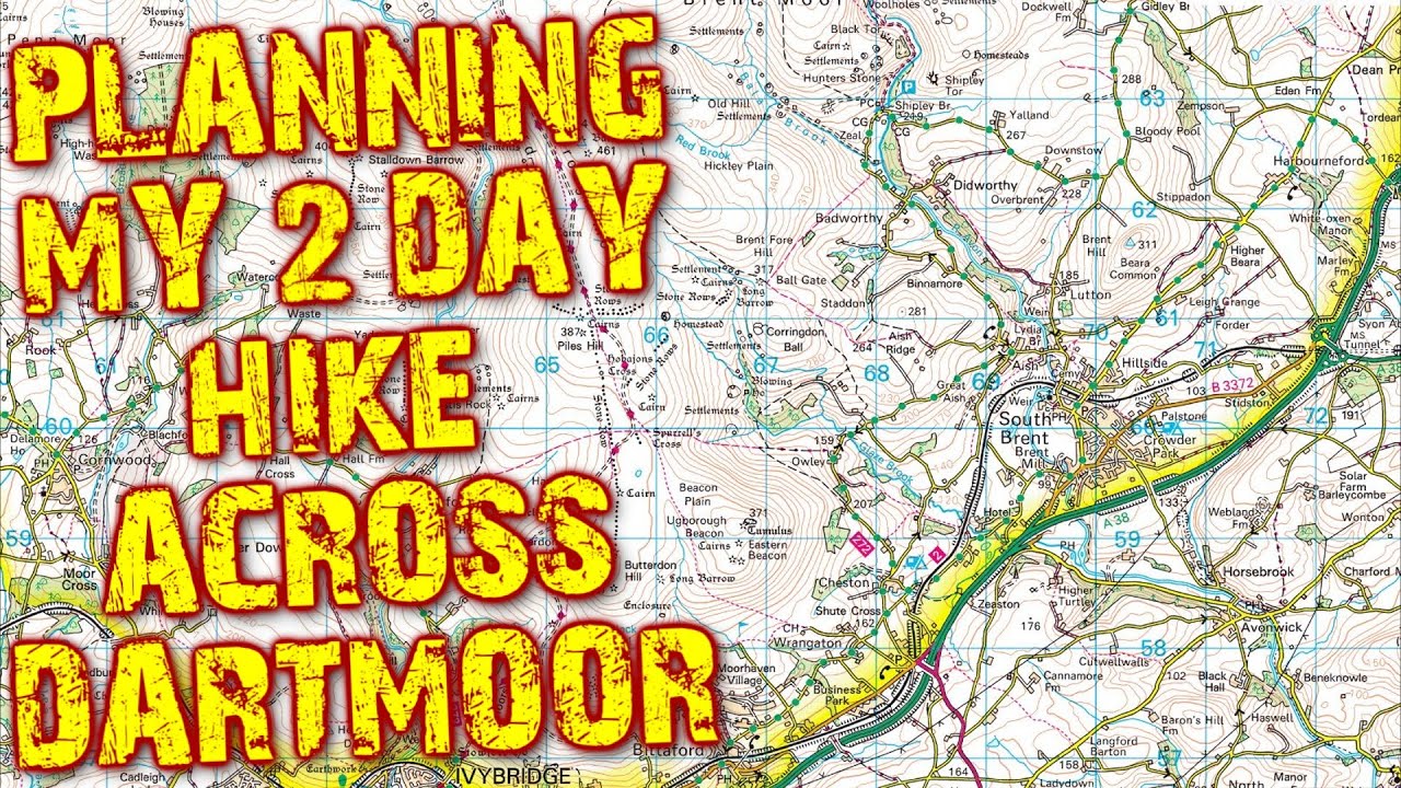 HOW DO I PLAN A 2-DAY DARTMOOR HIKING TRIP with an OS Map - YouTube