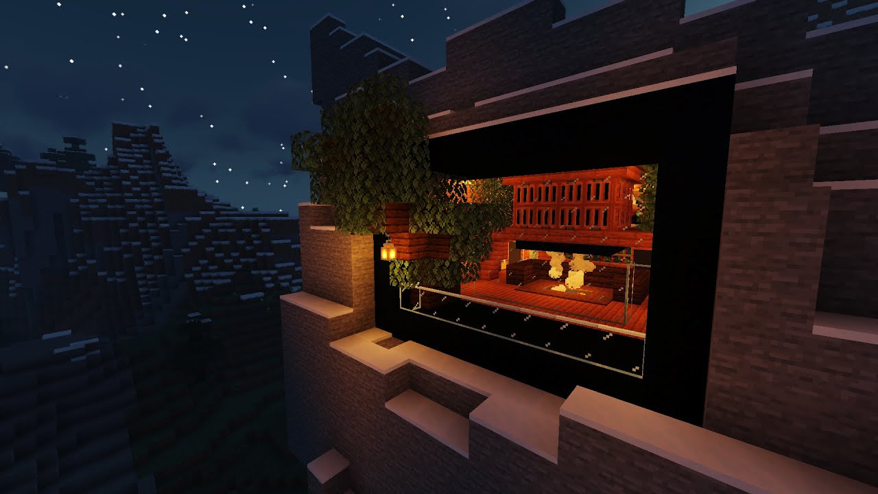 Minecraft Spaces - Mountain Hot House - YouTube