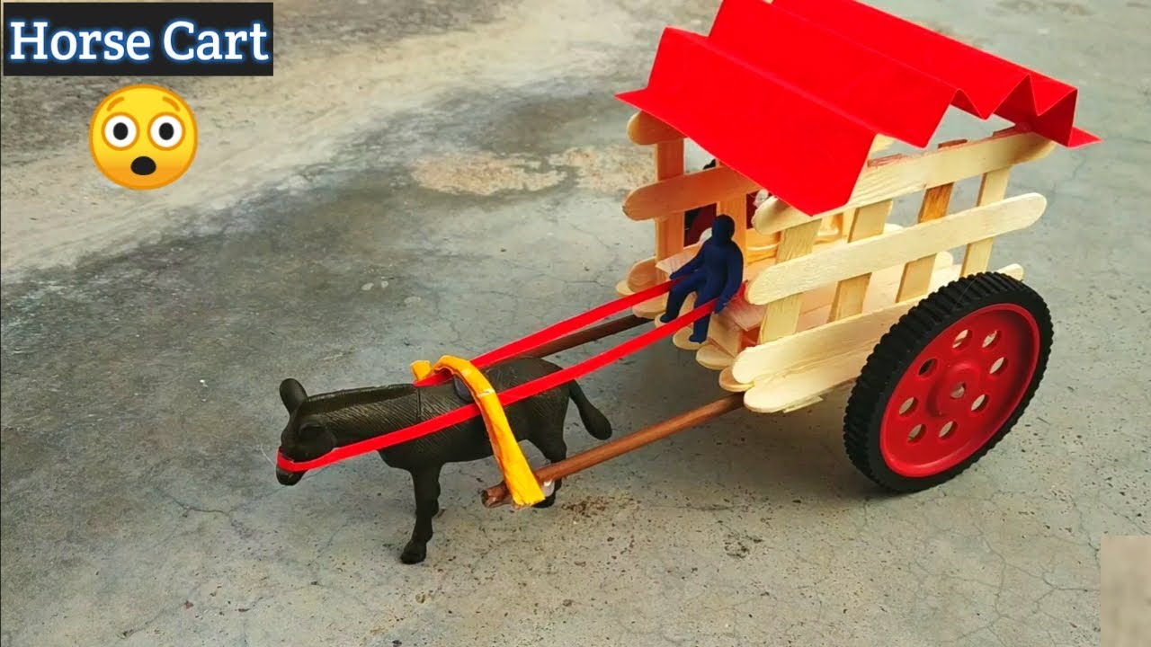 how to make | Horse cart | at home - YouTube