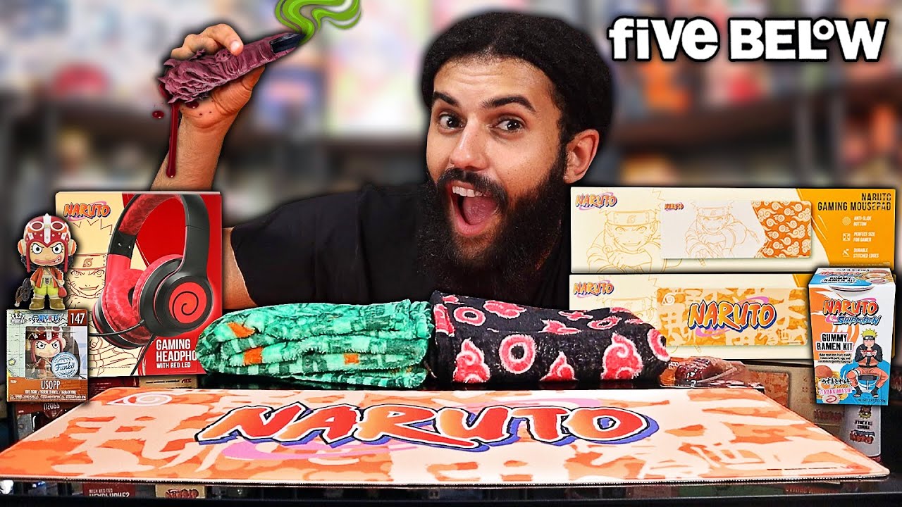 Seeing How Much Anime Merch We Can Find At Five Dollar Store!! *Naruto ...