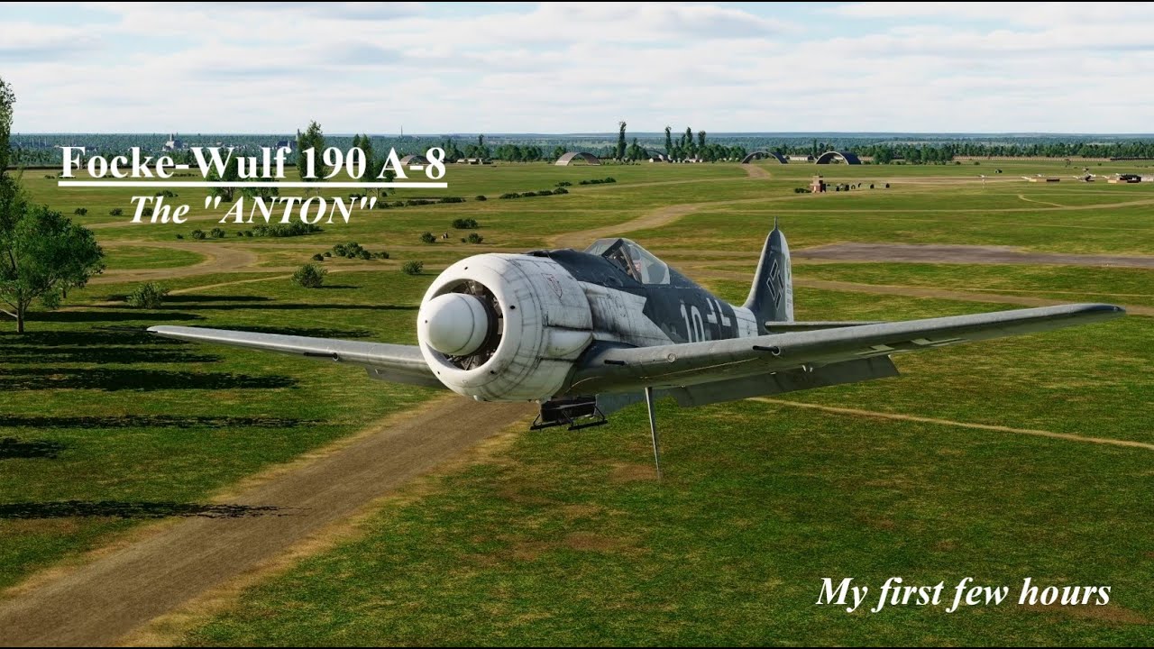 DCS: Focke-Wulf 190 A-8 | First time up with the module - YouTube