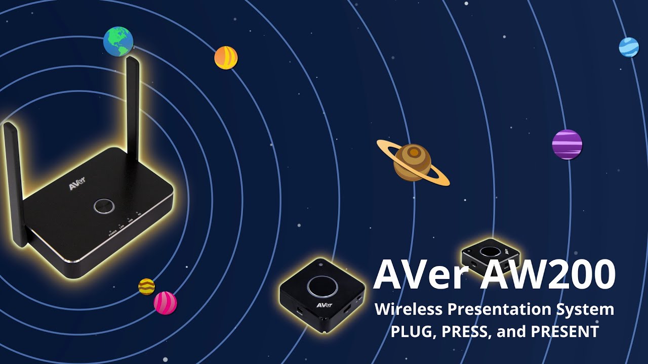 AVer AW200 Wireless Presentation System Intro Video - YouTube