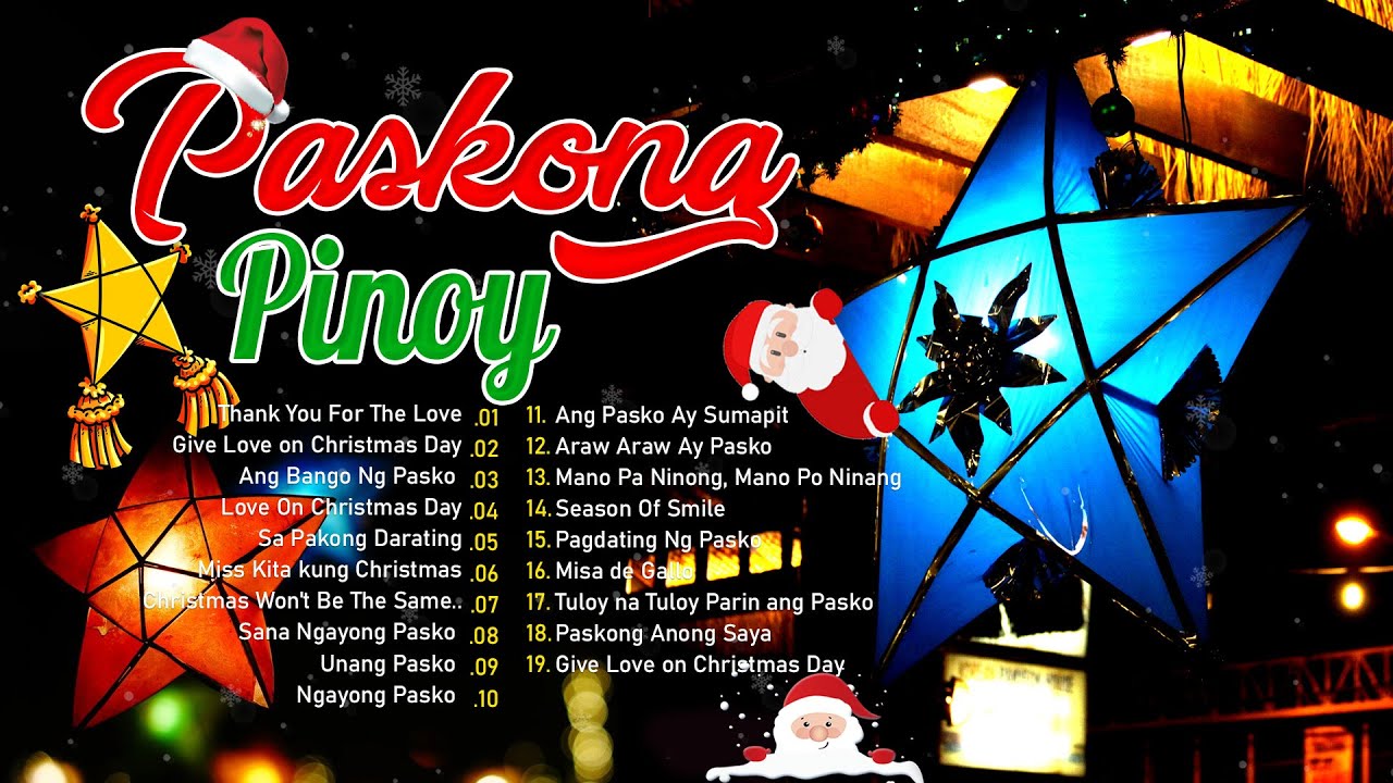 Paskong Pinoy Medley 🎅🏼Best Tagalog Paskong Pinoy 2024🎅🏼 By Jose Mari ...
