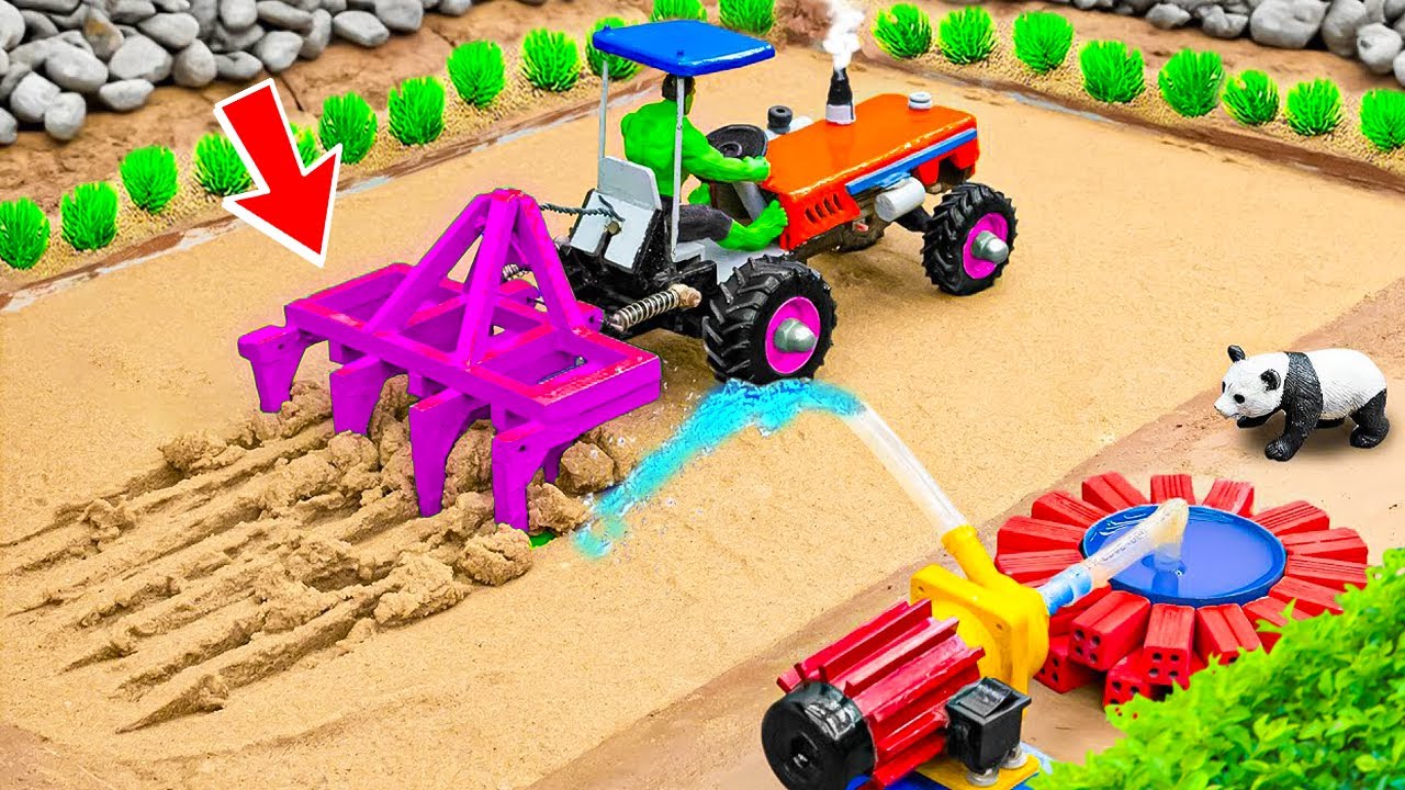 Build a new technology plough machine with your diy tractor for farm ...