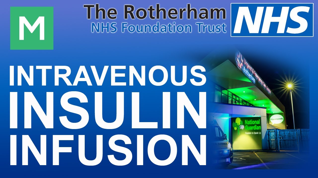 EPMA - Variable Rate Intravenous Insulin Infusion - YouTube