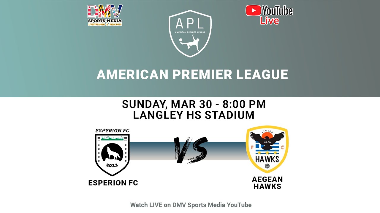 *LIVE* APL Week 3 - Esperion FC vs Aegean Hawks - YouTube